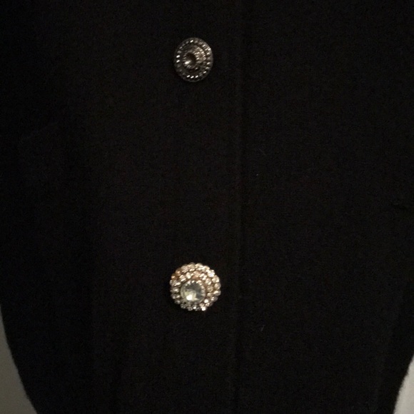 Tory Burch | Sweaters | Black Tory Burch Jewel Button Cardigan | Poshmark
